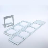 China 3 4 Gang Prefab Mounting Bracket Outlet Box Zinc Plated 16 24 Inch Stud for sale
