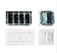 China Mounting Bracket Plaster Ring Assemble Electrical Switch Socket Open Box for sale