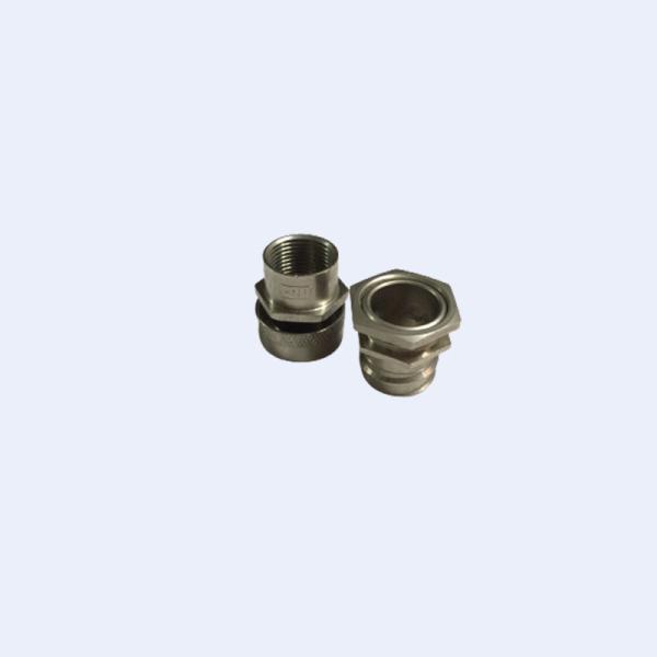 Brass Nickle Plate Flexible Conduit Adaptor Screw Female Male Thread