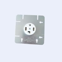 China Prefab 5x5 Inch Outdoor Junction Box with Box Plate Smart Power Plug Socket 15A 125V for sale