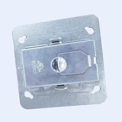 China RUFFIN Outlet Junction Box Plate installeerde 1/2“ EN 1“ Dieptedekking 1.20mm for sale