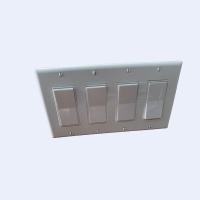 China Prefabrication 4 Gang Wall Socket Switch With Socket Plug Electrical Wire for sale