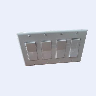 China Prefabrication 4 Gang Wall Socket Switch With Socket Plug Electrical Wire for sale