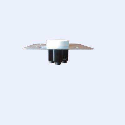China 5 Inch Metal Conduit Box Cover 1.60MM Thickness Galvanised Steel With Knockouts for sale