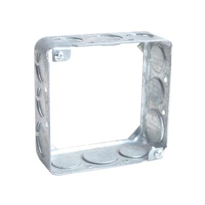 China Prefab Steel Conduit Box 1.60mm Fix With Screws 1-1/2" Depth Knockouts for sale