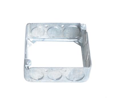 China Prefab Steel Conduit Box 1.60mm Fix With Screws 1-1/2" Depth Knockouts for sale