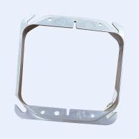 China Pre Galvanized Square Conduit Box 1.2mm Thickness 1/2 Inch Depth UL Listed for sale