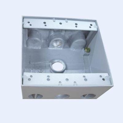 China 5 Kabeldoos UL Vermeld Grey Pvc Coated van de gaten de Stijve Buis Te koop