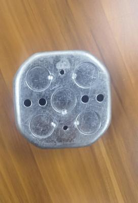 China Electrical Conduit Junction Box 1.60mm Thickness Silver Galvanized for sale