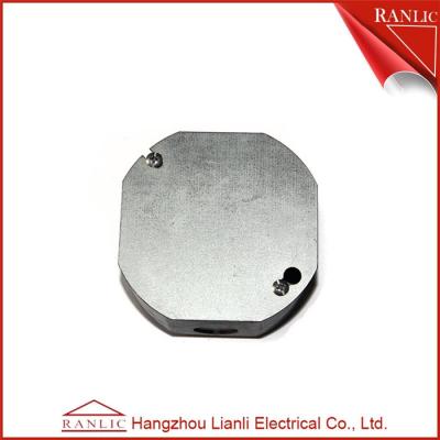 China Electrical Outlet Box Octangular Steel Metal Conduit Box 4 inch * 4 Inch for sale