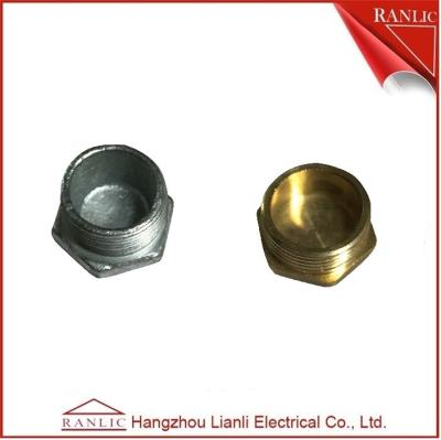 China 20mm 25mm Malleable Iron Stopping Plug Hexagonal Head Hot Dip Galvanized , Size Custom for sale