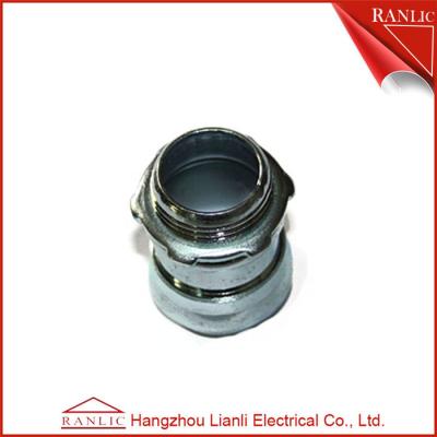 중국 강철 전기적 EMT 압축 커넥터 전기도금한 것 소녀 1/2 3/4 1 " 판매용