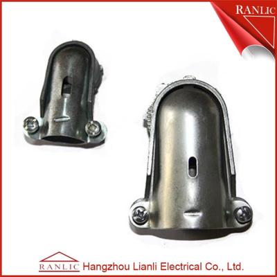 China Steel Flexible Conduit Fittings Squeeze 90 Degree BX Connector , UL File No. E469552 for sale