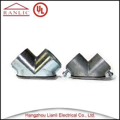 China EMT IMC Rigid Pulling Elbow Electrical 90 Degree Pull Elbow C/W Cover And Rubber Gaskets for sale