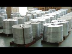 steel flexible conduit coil ready for manufacture