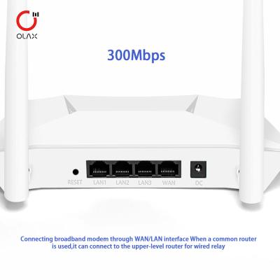 Cina OLAX Smart HOME indoor CPE Modem High Speed DC charging port WAN LAN 4G wired wireless wifi router in vendita