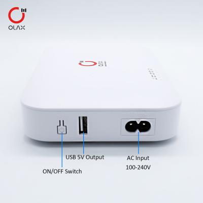 China OLAX POE D6 Smart UPS Power Bank DC 5V 9V 12V Output 20000mah 74WH Battery Capacity Portable Mini UPS Backup for sale