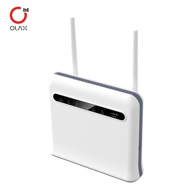 Cina OLAX CAT6 wifi 6 wireless bypass 300mbps batteria 4000mAh 4G CPE modem SIM card 4G LTE WiFi router in vendita