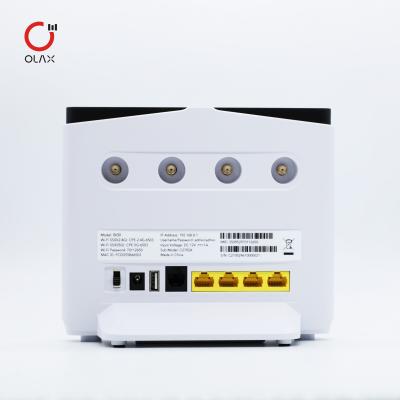 China OLAX CAT6 AC1200 Wifi 6 modem Gigabit 2.4G 5.0GHz Dual-Band 300Mbps wifi6 Wireless mesh router for sale