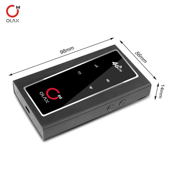 Easy To Take Unlock Pocket Wifi Sim Card Olax Outdoor 4g Lte Mini Size Wifi Modems Mini Wifi Router Antennas Port