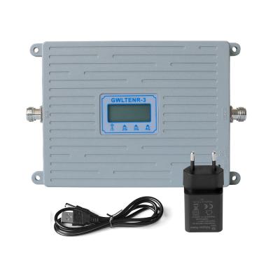 China 2G 3G 4G Mobile Phone Signal Booster Repeater With Antenna 900mhz 1800mhz 2100mhz for sale