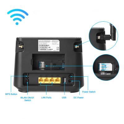 China 7.4V 2000mah 4G Industrial Router 4G SIM Router Connect CCTV Camera 4 LAN Ports OLAX AX5 Pro for sale