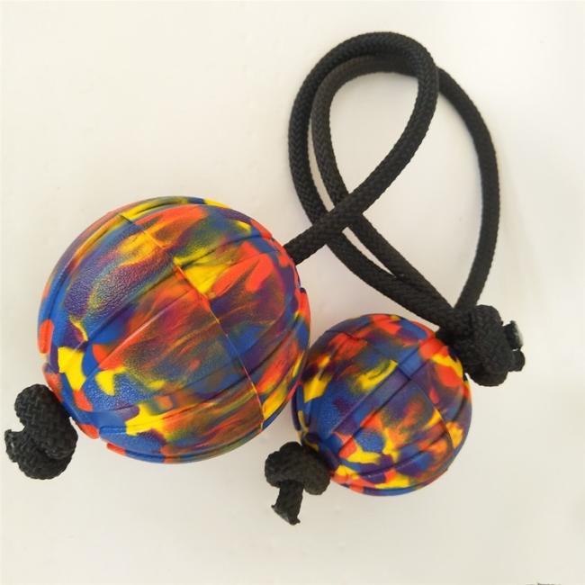 yellow dog ball 