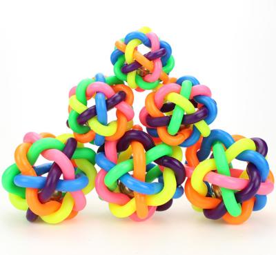 China Multi Function Rubber Tennis Balls Pet Chew Toys For Dog Training Interactive for sale