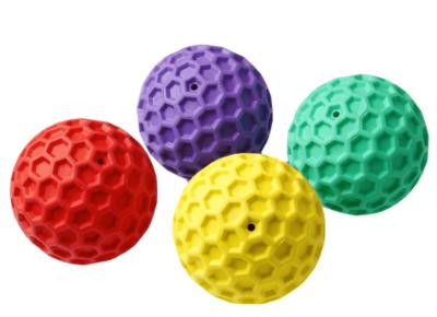 China Pet Bite-resistant Sound Chew Toy Dog Interactive Rubber Ball for sale
