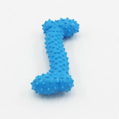 Cina Protezione dell'ambiente di Toy Tooth Grinding Non Toxic del cane di TPR dell'osso di gomma di masticazione in vendita