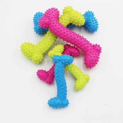 Cina Protezione dell'ambiente di Toy Tooth Grinding Non Toxic del cane di TPR dell'osso di gomma di masticazione in vendita