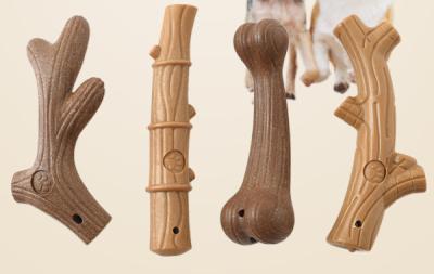 China Safe Bone shape Natural Rubber Pet Chew Toys Non Toxic for sale