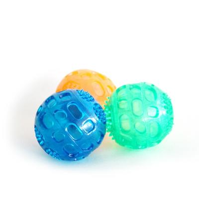 China Bite Sound Dog Toys Bite Resistant Elastic Extra Large Indestructible Dog Ball Multicolor for sale