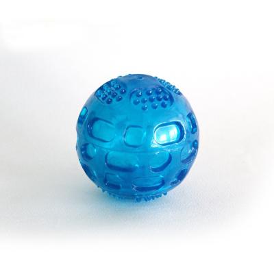 China Bite Sound Dog Toys Bite Resistant Elastic Extra Large Indestructible Dog Ball Multicolor for sale