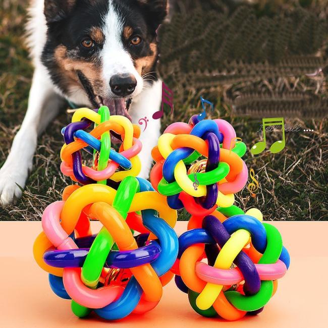 red ball dog toy