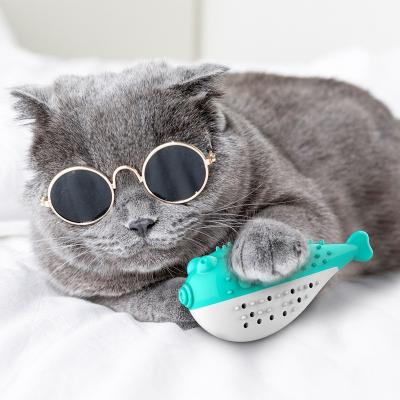 China Interactive Cat Teeth Cleaning Toys Cat Toothbrush Toy For Aggressive Chewers for sale