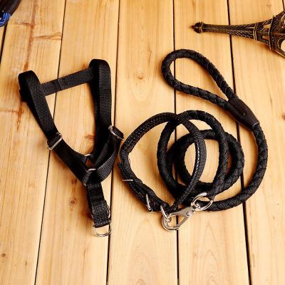 Cina La fune traente di nylon dell'animale domestico tre pezzi ha messo Teddy Gold Hair Chest Strap in vendita