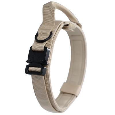 China Nylon Tactics Camouflage Dog Collar For ​Medium Large Sized for sale