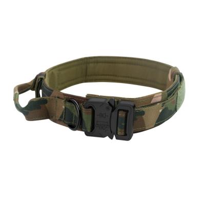 China Nylon Tactics Camouflage Dog Collar For ​Medium Large Sized for sale