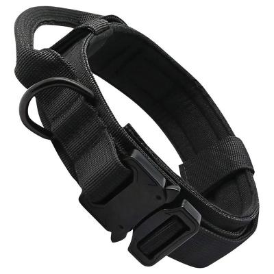 China Nylon Tactics Camouflage Dog Collar For ​Medium Large Sized for sale