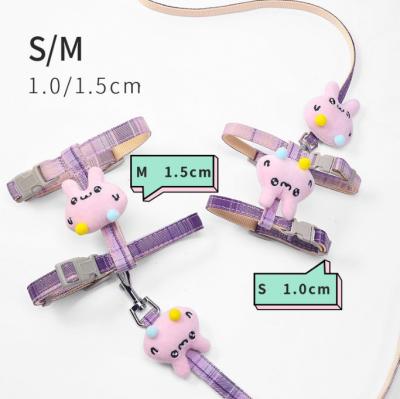 Cina Cat Harness Leash Escape Proof di nylon molle regolabile per i piccoli animali dei gattini in vendita