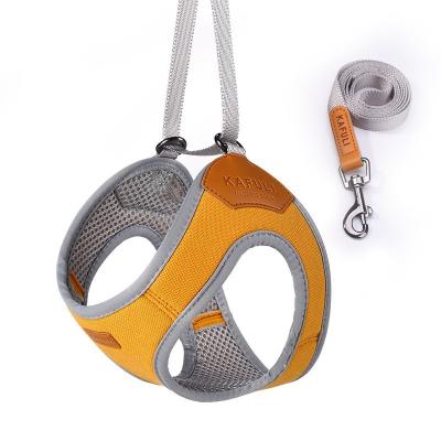 Cina Nuova Teal Dog Harness Dog Pet maglia riflettente a livello protetta contro le esplosioni Cat Chest Strap di colore solido della fune traente di Amazon in vendita