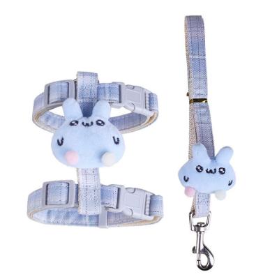 China Cats Outdoor Walking Escape Proof H Style Cat Harness for Kittens Small Animals for sale