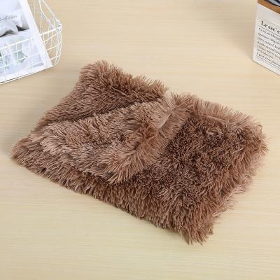 China Pet Blanket All Year Round Warmth Cat Dog Blanket Grey Dog Blanket Dog Nest Plush Mat for sale
