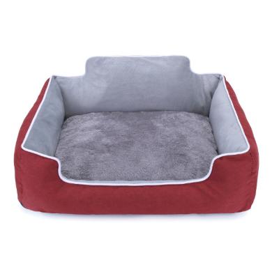 China Rectangle Washable Custom Cat Bed Sleeping Puppy Bed for sale