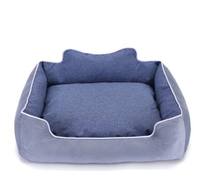 China Rectangle Washable Custom Cat Bed Sleeping Puppy Bed for sale