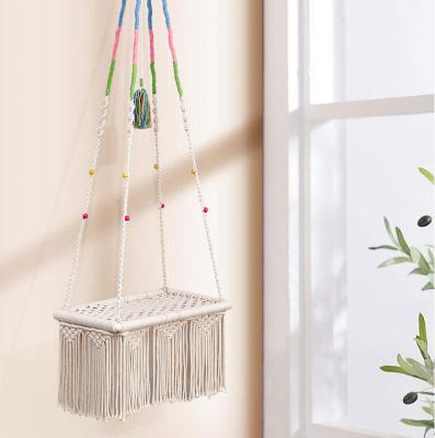 Cina Corda d'oscillazione di Cat Hammock Hand Woven Cotton per i gatti dell'interno in vendita