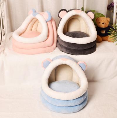 China Pet Fully Removable Washable Top Rated Cat Beds Dog Bed for sale