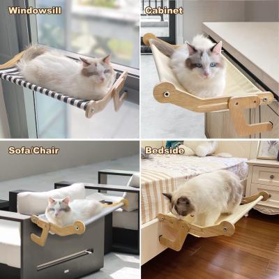 Cina Tipo d'attaccatura letto di Cat Hammock Window Cat Bed di Cat Pet Cat Climbing Hanging dell'amaca di Cat Window Bed Amazon Wooden in vendita