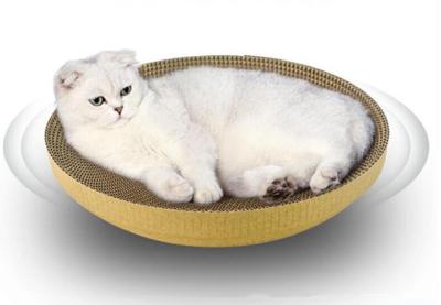 China Cartão Cat Bed For Indoor Cats do círculo de Scratcher à venda